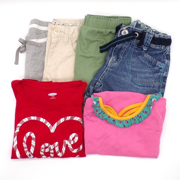 Variety | Bottoms | Girls Play Clothes Mixed Brands 78 Lot Of 6 Shorts ...